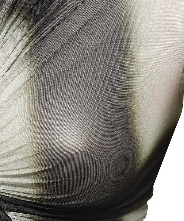 Rick Owens Draped Long Sleeve Blouse