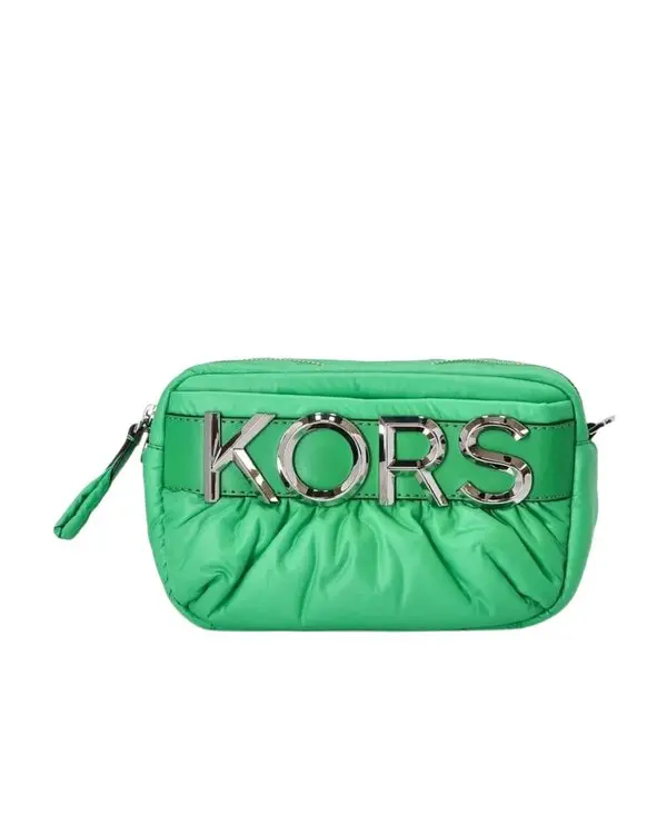 Michael Kors Logo Plaque Crossbody Bag - Green