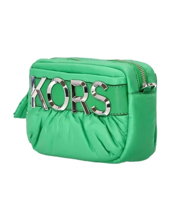 Michael Kors Logo Plaque Crossbody Bag - Green