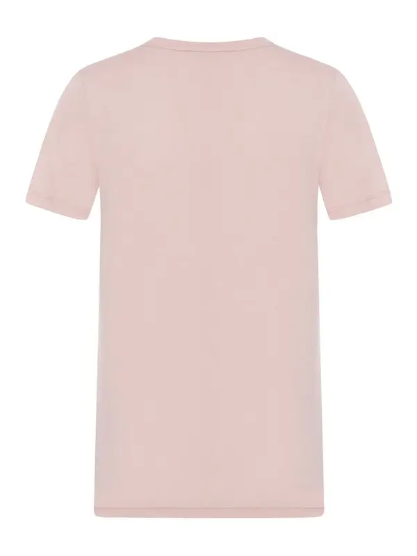 Max Mara Embellished Crewneck T-shirt - Pink
