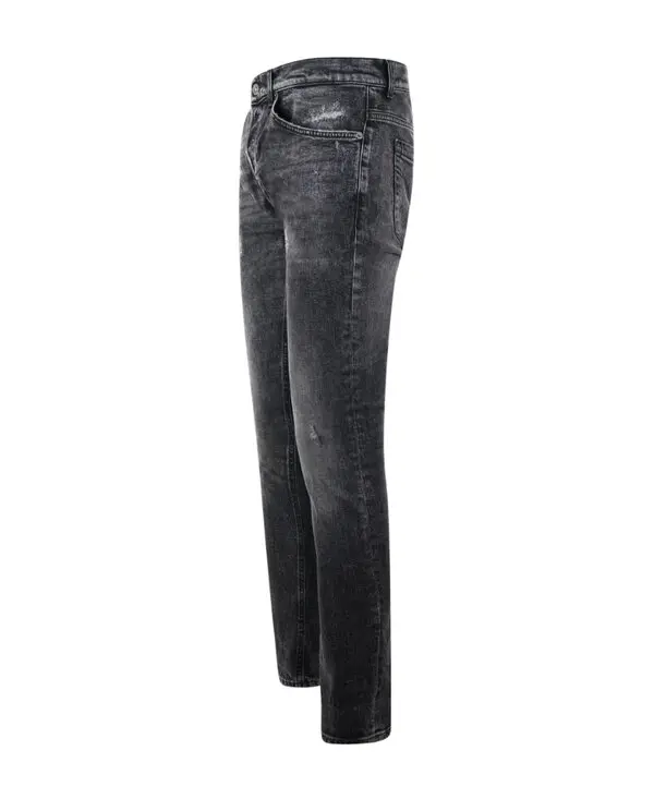 DONDUP George Distressed Skinny Jeans - Black