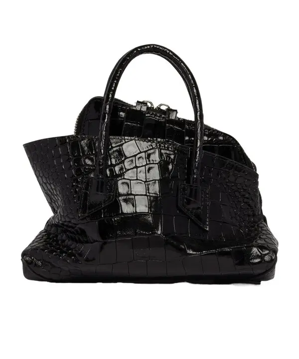 Attico La Passeggiata Mini Top Handle Bag - Black