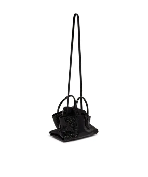 Attico La Passeggiata Mini Top Handle Bag - Black