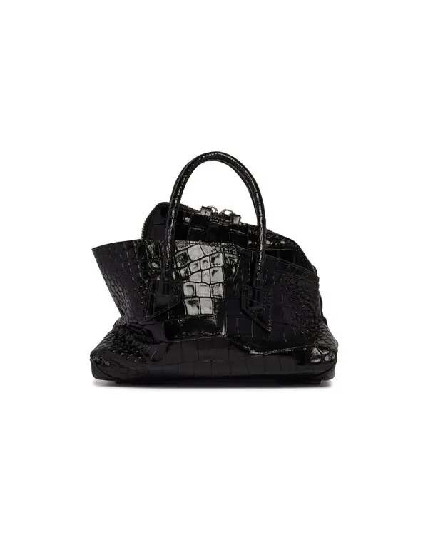 Attico La Passeggiata Mini Top Handle Bag - Black