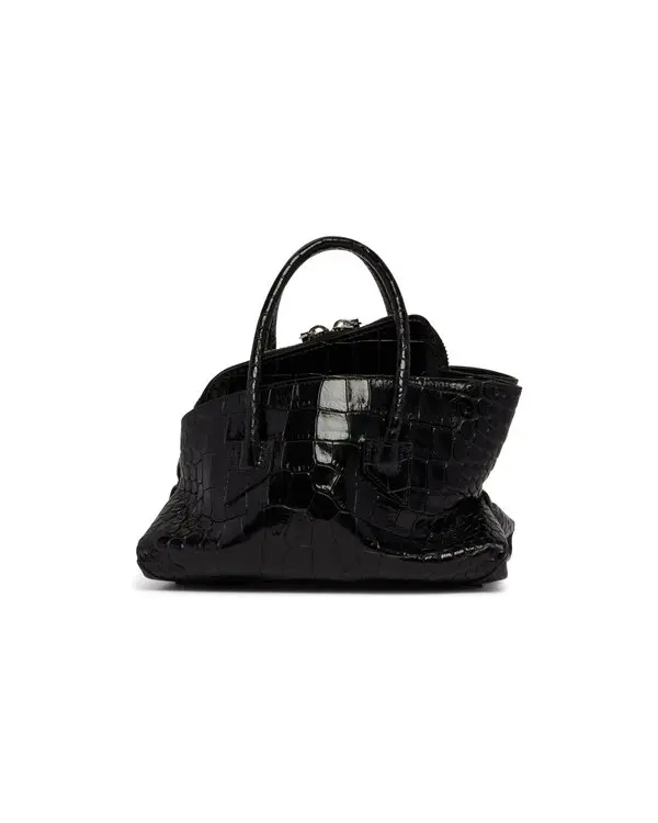 Attico La Passeggiata Mini Top Handle Bag - Black