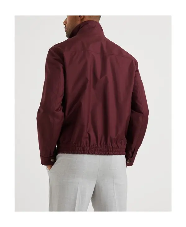 Brunello Cucinelli Long Sleeve Zip Jacket - Red