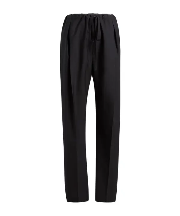 Khaite Twill Trenton Trousers - Black