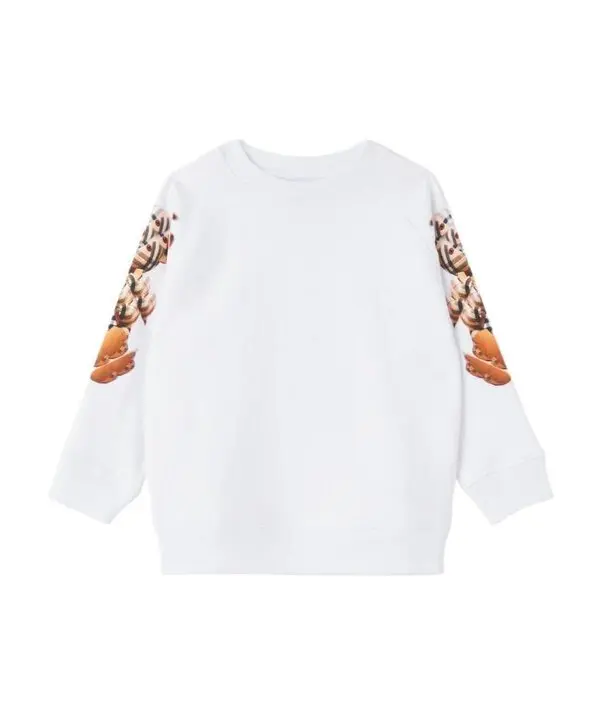 Burberry Thomas Bear Print Sweatshirt - White