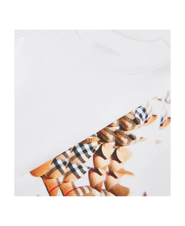 Burberry Thomas Bear Print Sweatshirt - White