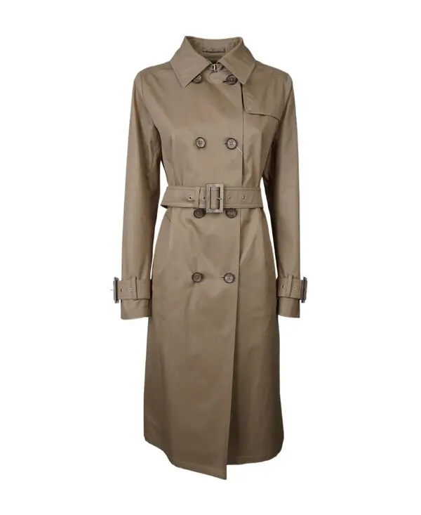 Herno Belted Double-breasted Trench Coat - Brown