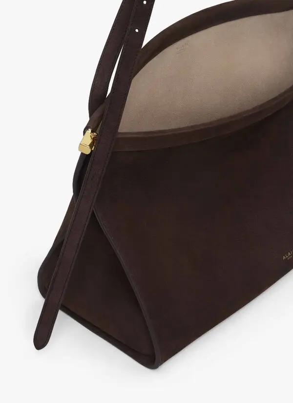 Alaïa East West Large Bag - Dark Brown