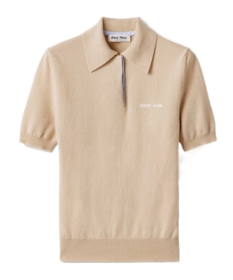 Miu Miu Cashmere Polo Sweater - No
