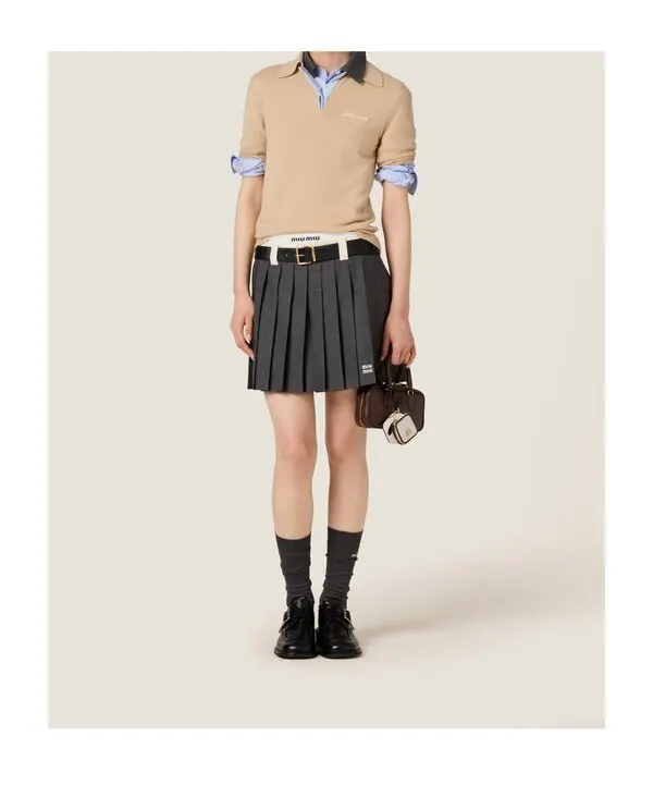 Miu Miu Cashmere Polo Sweater - No