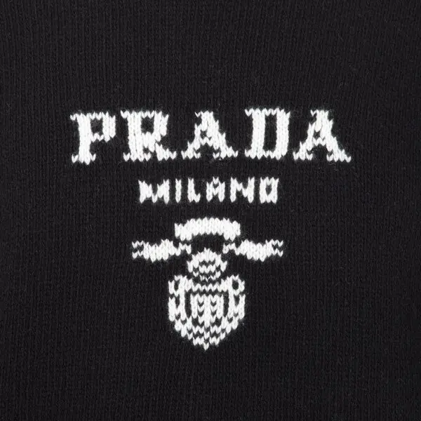 Prada Logo Detailed Knitted Jumper