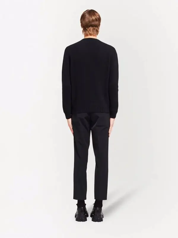 Prada Logo Detailed Knitted Jumper