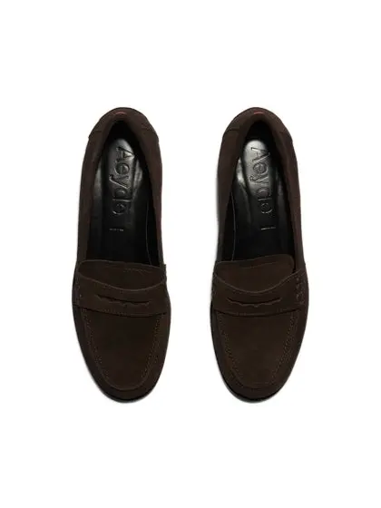 AeydĒ Oscar Loafers - Mocha Suede
