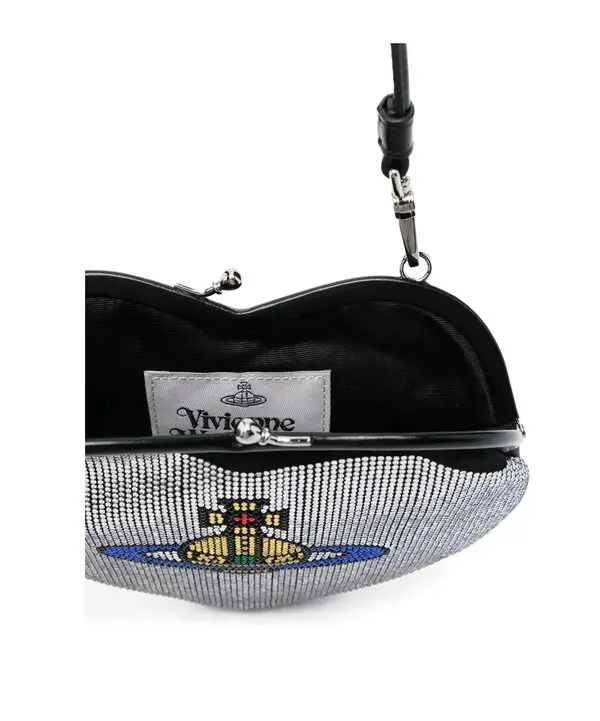 VIVIENNE WESTWOOD Heart Frame Purse With Orb Embellishment