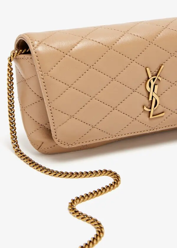 Saint Laurent Gaby Chain Phone Holder