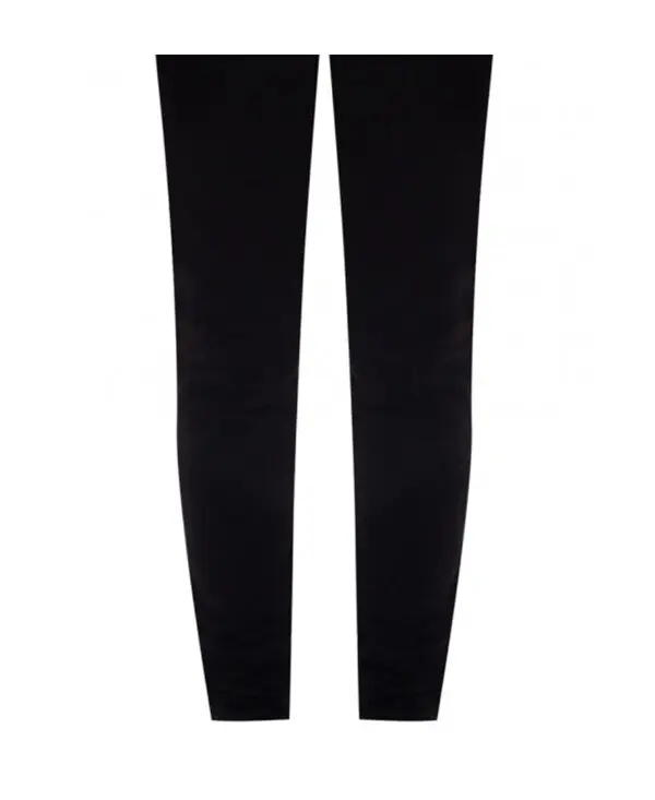 Dolce & Gabbana Logo-patch Slim-fit Jeans - Black