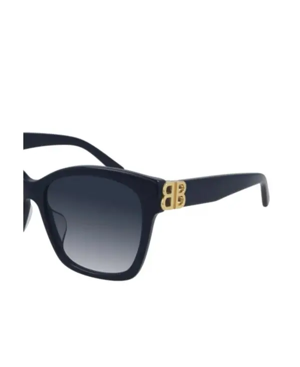 Balenciaga Monogram Temple Sunglasses - Blue