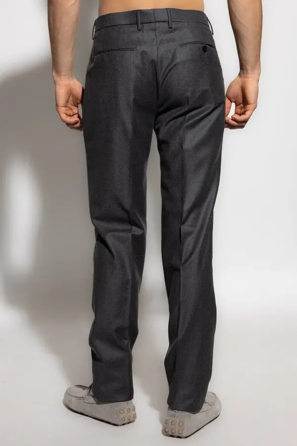 Etro Carrot Leg Pleated Trousers