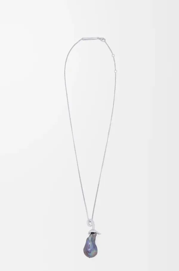 Loewe Eggplant Pendant Necklace