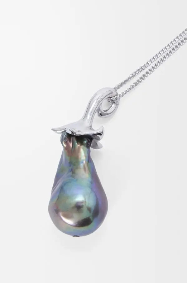 Loewe Eggplant Pendant Necklace
