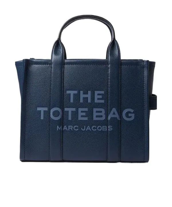Marc Jacobs Tote Logo Debossed Medium Tote Bag - Black