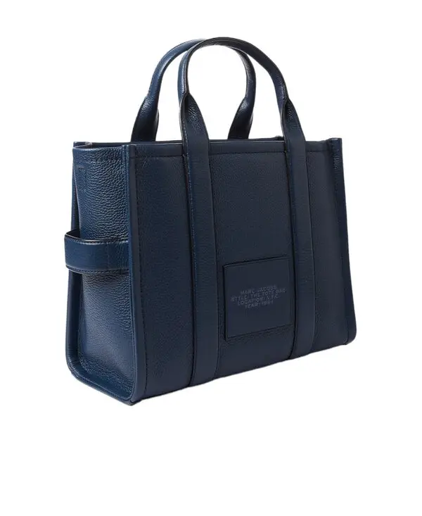 Marc Jacobs Tote Logo Debossed Medium Tote Bag - Black