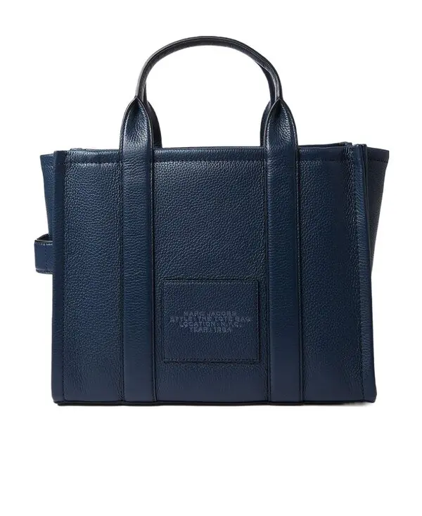 Marc Jacobs Tote Logo Debossed Medium Tote Bag - Black