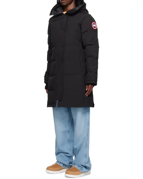 Canada Goose Shelburne Parka With Logo Patch - Black