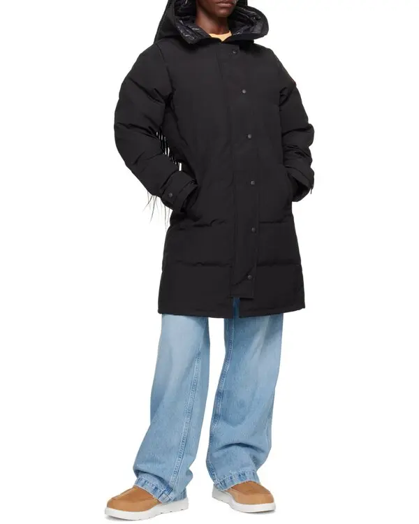 Canada Goose Shelburne Parka With Logo Patch - Black