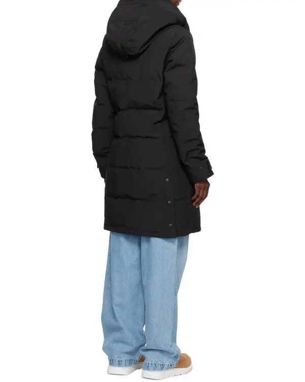 Canada Goose Shelburne Parka With Logo Patch - Black