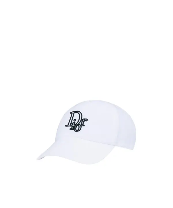 Dior Oblique Cap - White