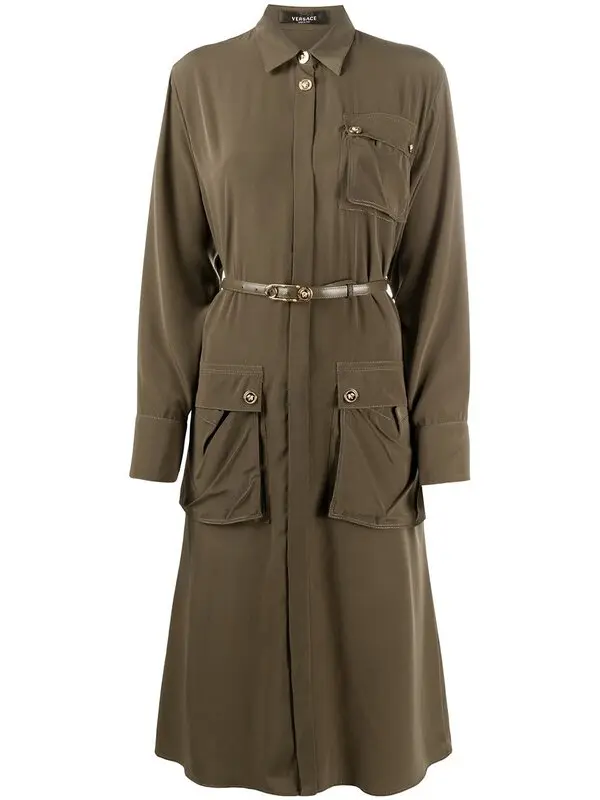Versace Safari Midi Shirtdress