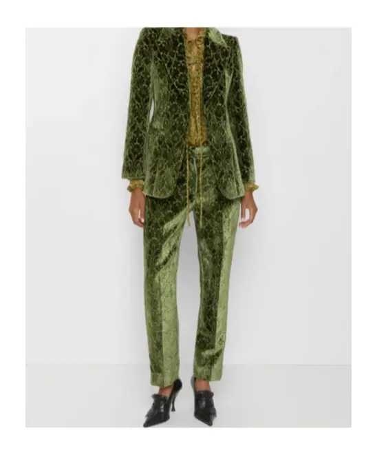 Burberry Baroque Velvet Tailored Trousers