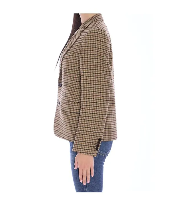 Celine Campbell Jacket In Checked Wool