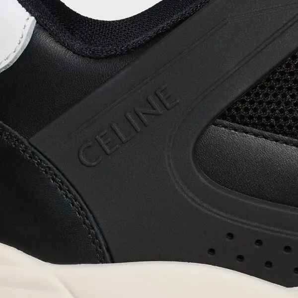Celine Ct-09 Sneakers In Calfskin And Mesh