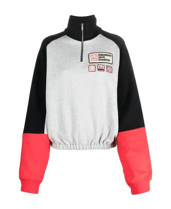 Dsquared2 Athletic Panelled Sweatshirt - White