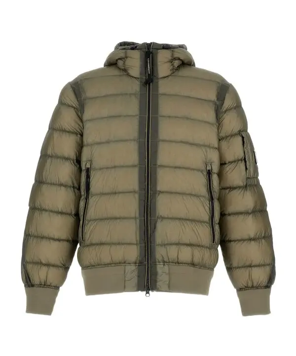 C.P. COMPANY Lens Detail Puffer Jacket - Green