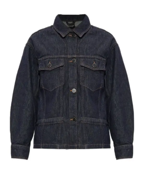 ALLSAINTS Long-sleeved Denim Jacket - Rawindigoblue