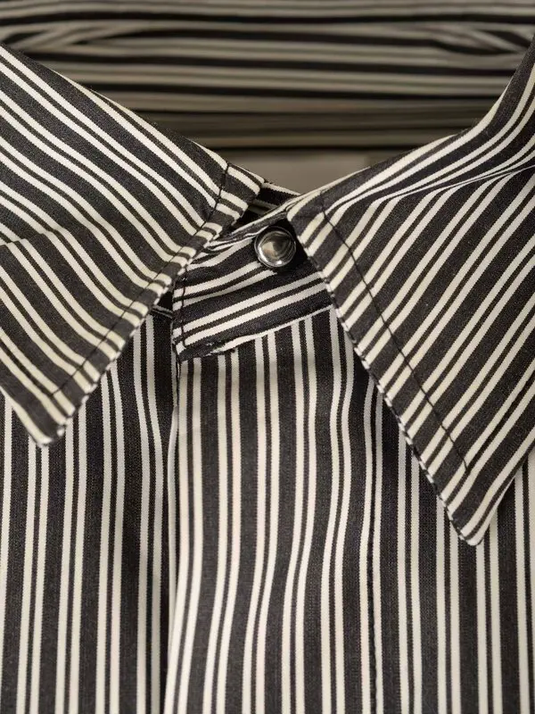AMI Paris Striped Long-sleeve Shirt