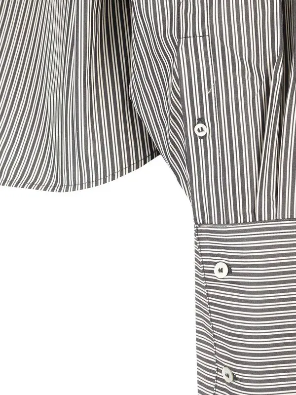 AMI Paris Striped Long-sleeve Shirt