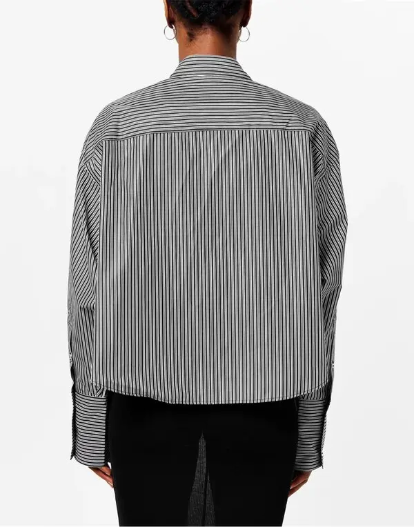 AMI Paris Striped Long-sleeve Shirt