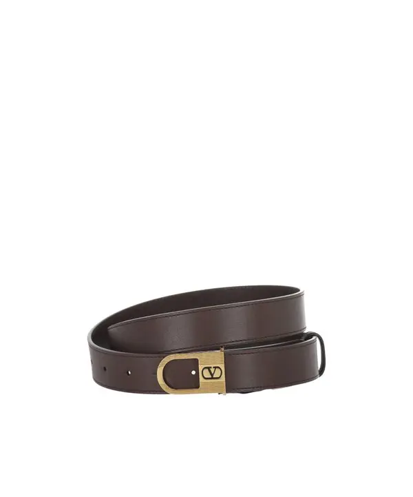 Valentino Garavani Vlogo Signature Belt - Black