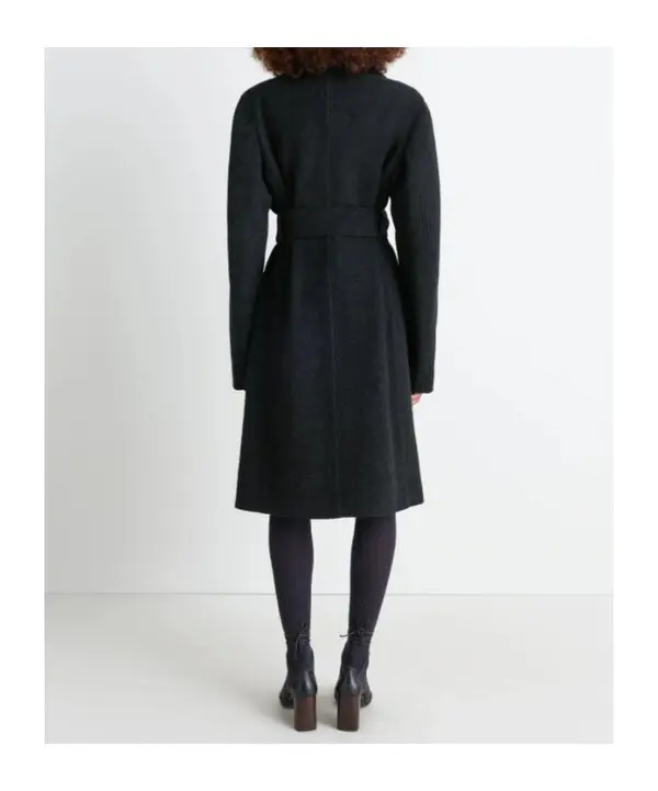 LEMAIRE Belted Tailored Coat - Black