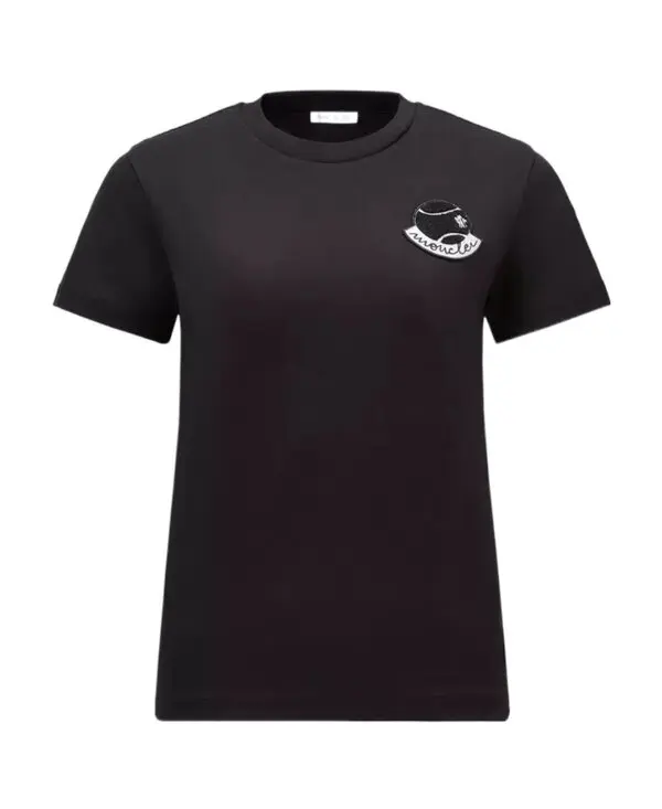 Moncler Tennis Logo Patch T-shirt