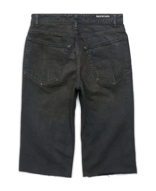 Balenciaga Distressed Denim Shorts