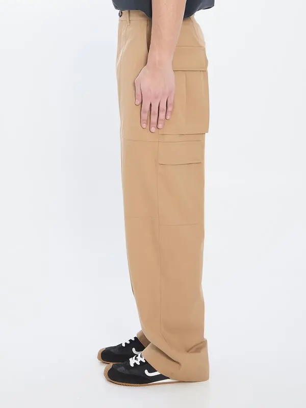 Loewe Wide Leg Cargo Trousers