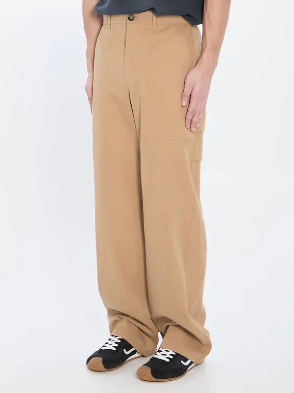 Loewe Wide Leg Cargo Trousers